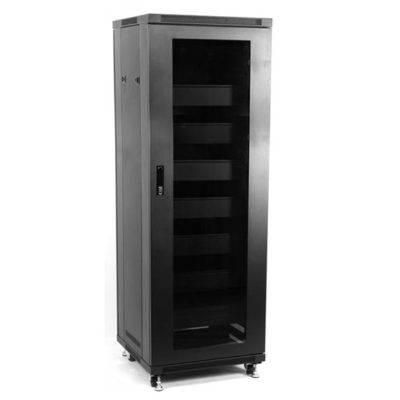42U Enclosed Locking Rack with Active Cooling – RED ATOM