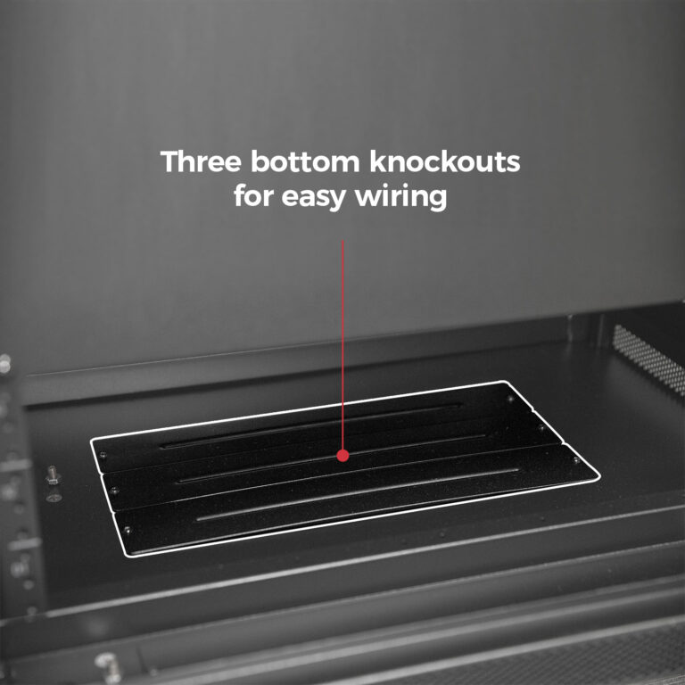 42U Enclosed Locking Rack with Active Cooling – RED ATOM