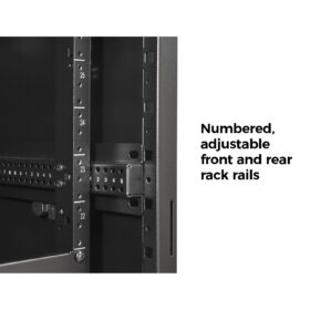 42U Enclosed Locking Rack with Active Cooling – RED ATOM